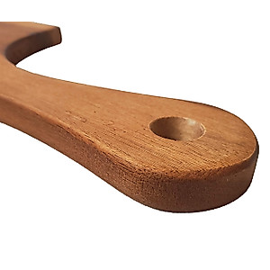 Denmark Tools for Cooks Artisan Acacia Serving Collection- Wood Cutting Chopping Board Platter Tray, 2 Piece Rectangular Footed Charcuterie/Cutting Boards