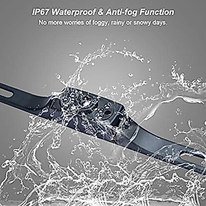 Backup Camera for Car Rear View, Lychee HD Night Vision Reversing Camera 7 LED Waterproof 120° Wide View