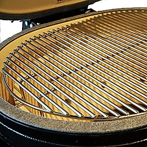 Primo Oval Large 300 Ceramic Kamado Grill with Stainless Steel Grates - PGCLGH (2021)