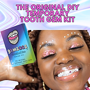 Gemzeez: The Original DIY Temporary Tooth Gemz Starter Kit (Crushed Ice)