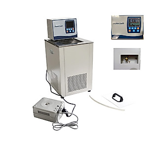 TECHTONGDA Laboratory Chiller Circulator 6L Chiller -30℃-100℃ Refrigerated Circulating Water Liquid Bath Cooling Circulator Pump Chiller Low Temperature Cooling Liquid Circulator with Transformer