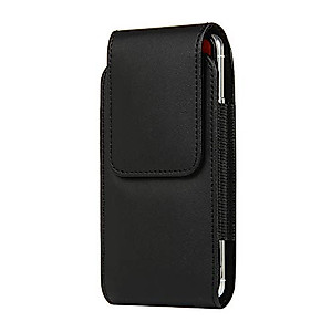 PU Leather Swivel Clip Case Cell Phone Holster Rotating Belt Clip Pouch Holder For Samsung Galaxy A54 A53 5G A52 A33 S23+ S22+ S21 FE S20 Plus, iPhone 14 Plus 14 13 12 Pro Max, Pixel 7 6 Nord N200 N20