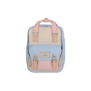 Doughnut Macaroon Mini Cream Iceberg Sakura Unicorn Dream 7L Travel School Ladies College Girls Lightweight Casual Daypacks Bag Small Backpack (SAND)