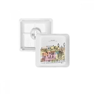 DIYthinker Colorful City France Painting Keycap Mechanical Keyboard PBT Gaming Upgrade Kit