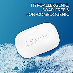 CETAPHIL Gentle Cleansing Bar, 4.5 oz Bar (Pack of 6), Nourishing Cleansing Bar For Dry, Sensitive Skin, Non-Comedogenic, (Packaging May Vary)