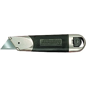ALLWAY DWK Soft-Grip Fixed Blade Knife with 3 Blades