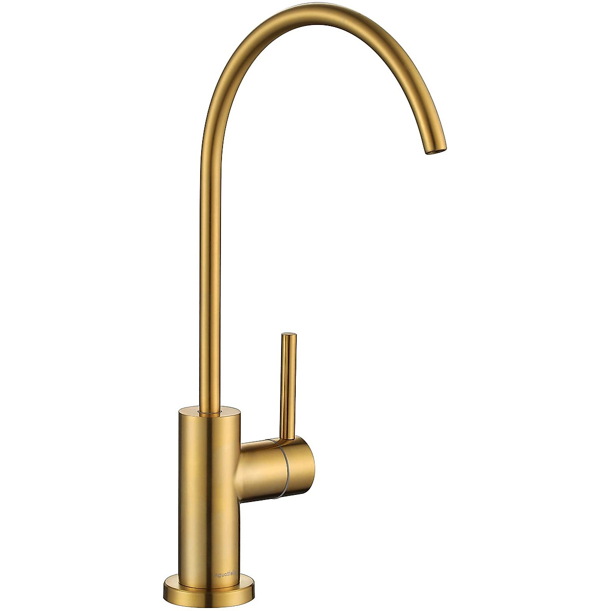AguaStella AS09BG Brushed Gold Stainless Steel Kitchen Water Filter Faucet RO Faucet for Most Reverse Osmosis Units or Water Filtration System in Non-Air Gap