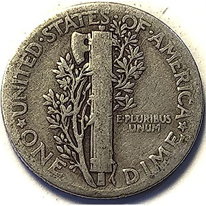 1942 P Mercury Silver Dime Seller Fine