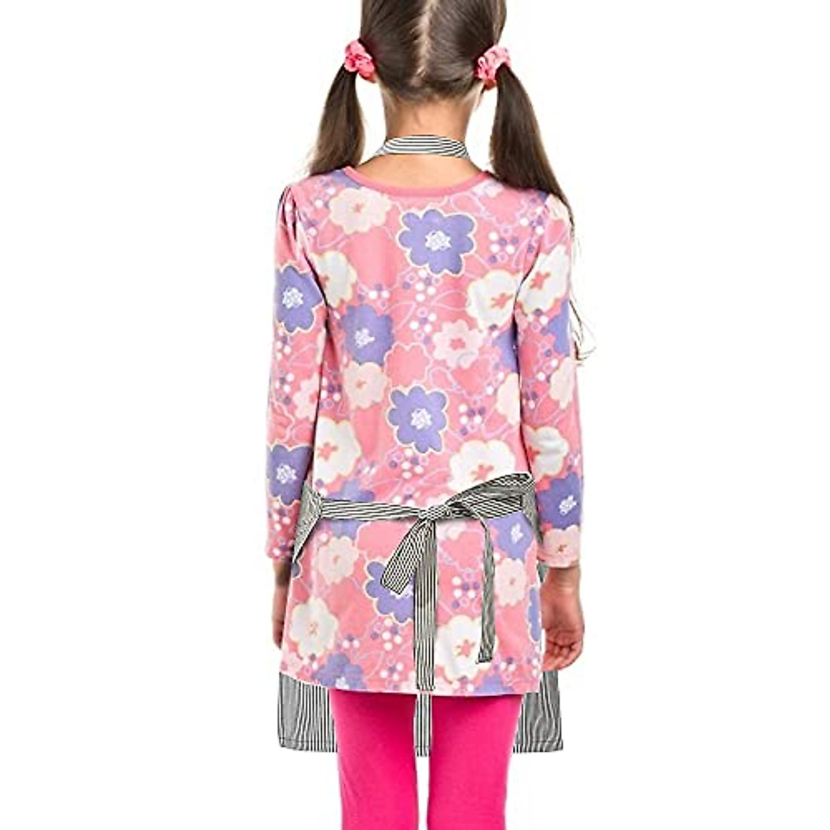 TeddSnow Daily Kids Apron, Toddler Cotton Adjustable Bib Chef Apron with Pocket, For Children Age 2 to 5 years, Boys Girls