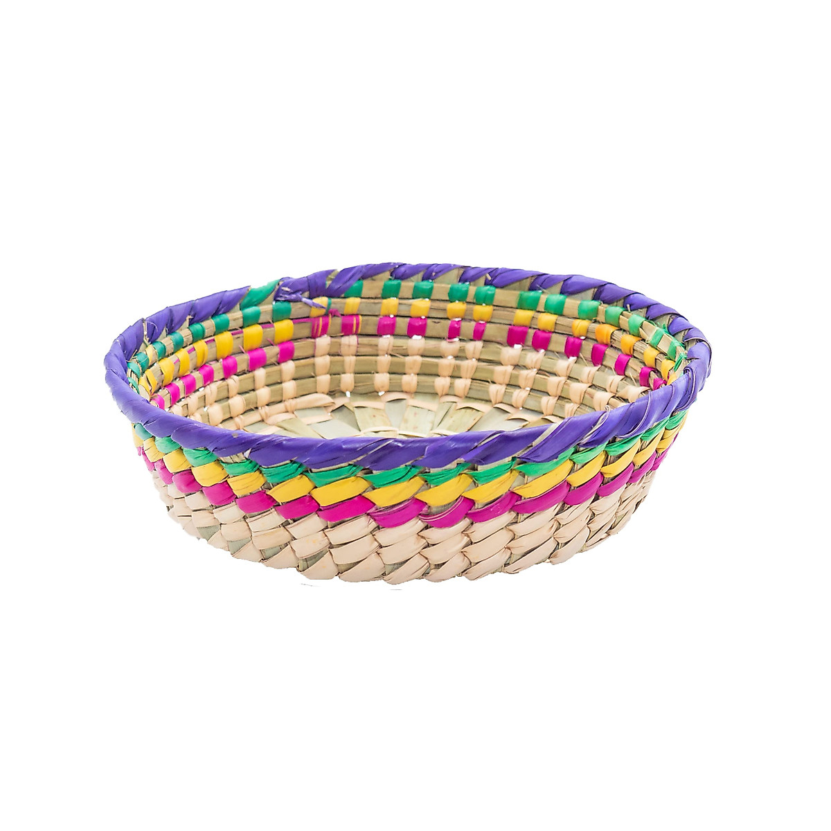 Mexican Tortilla Basket Set - Large Tortilla Warmer 8 inches - Vibrant Tortilla Holder, Pancake Warmer, Taco Keeper - Authentic Tortillero Set for Kitchen, Party Mexican Décor (3, 1/2 Kg)