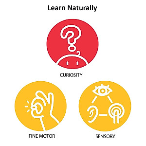 Shumee Wooden Fish Rattle Rings and Teethers for Infants | Sensory Toy | 100% Safe, Natural & Eco-Friendly | 6 Months+