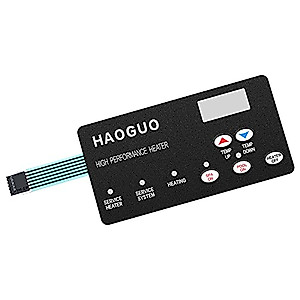 Toolhome Switch Membrane Pad Replacement, Membrane Pad 472610Z Replace for Pentair MasterTemp Pool and Spa Heater Electrical System