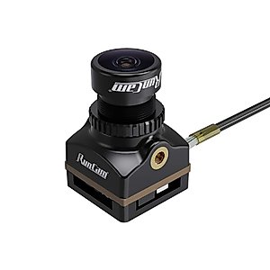 RunCam Split 4 4K FPV Camera with FOV 140° Low Latency, DC 5-20V Nano HD Recording 16:9/4:3 NTSC/PAL Switchable Version for FPV Drone, Black