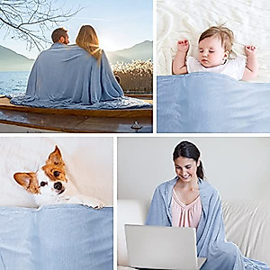 Cooling Blanket, Summer Blanket, Cooling Throw Blanket with Double Sided Cooling Fabric, Cooling Blanket for hot Sleepers Queen Size 87" x 79"