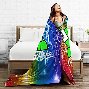 Ultra-Soft Micro Fleece Blanket 3D Fashion Print All Season Couch Sofa Warm Bed Throw Blanket Perfect for Kids Adults Family Birthday Gift 60"X50"