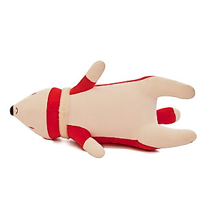 HYSTYLE Plush Fox Hugging Animal Pillows Stuffed Animal Toys Gifts for Kids, 13.8"