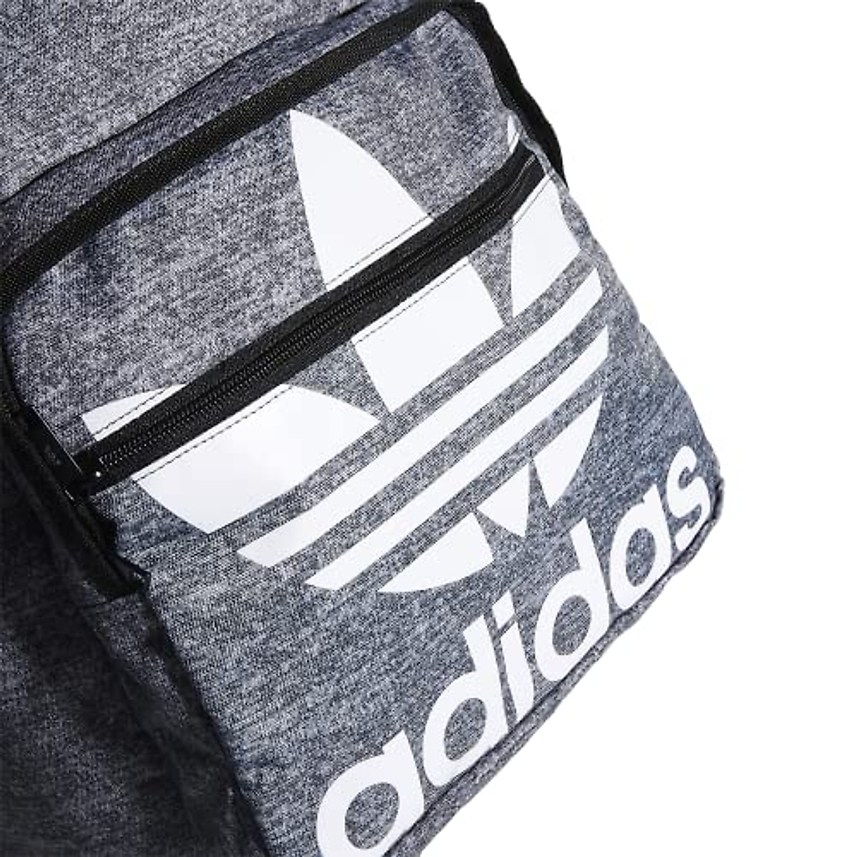adidas Originals Trefoil Pocket Backpack, Jersey Onix Grey, One Size