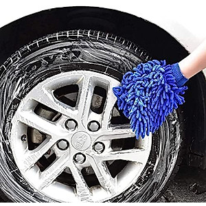 DECOKTOOL High Pressure Washer Wand, Hydro Jet Nozzle Power Washer Tools with 2 Different Nozzles and Hose Quick Connectors for Car Washing, Garden Cleaning, Patio, 18Inch Blue