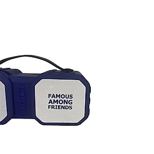 Bud Light Rugged Bluetooth Speaker with Phone Holder - Water Resistant - Phone Holder - Micro SD Card Reader - FM Radio - Carrying Handle - Bluetooth Speaker