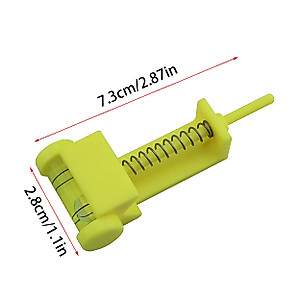 Ruiwaer Archery Level Bow Tuning and Mounting String Level Combo Plastic Arrow Level Compound Bows Tuning and Mounting String Archery Tuning Level Combo Accessory, Yellow