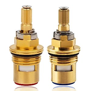 2 Pack Faucet Cartridges Replacement Compatible With K-GP77005-RP K-GP77006-RP, Kohler Parts Replacement Shower Faucet Stem Ceramic Valve Fit for Kitchen Bathroom
