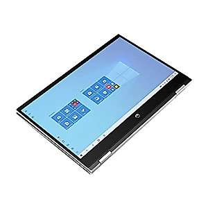 HP Flagship Pavilion X360 14 2-in-1 Laptop Computer 14" HD Anti-Glare Touchscreen 11th Gen Intel Core i3-1115G4 (Beats i5-1035G4) 8GB RAM 512GB SSD HDMI USB-C B&O Audio Win10 Pro Silver + Pen