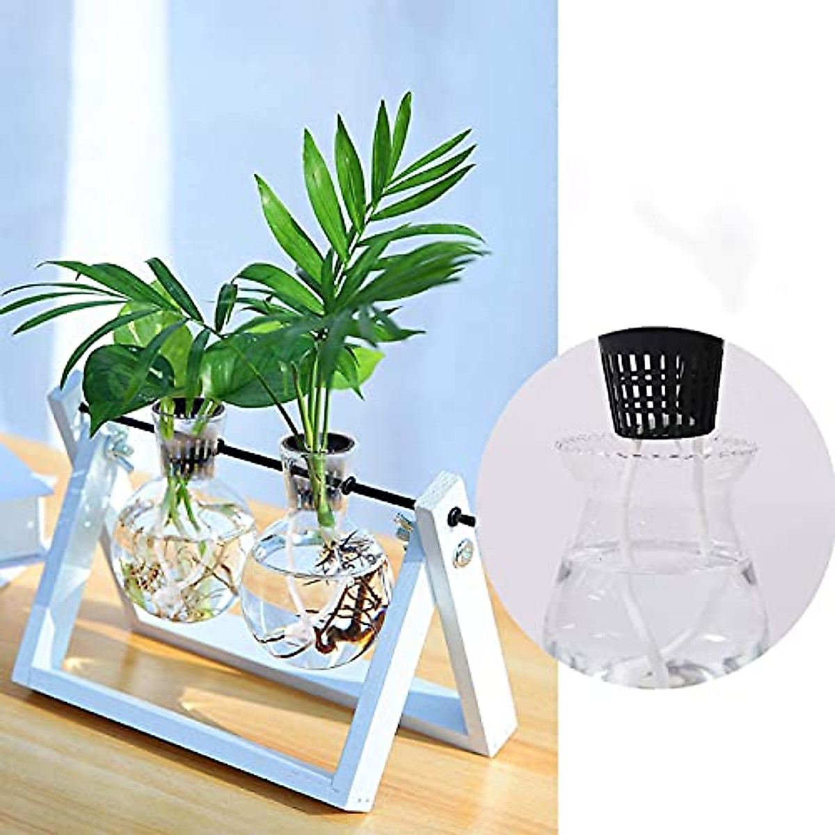 2 Inch Plastic Net Cups, Pots Plant Containers, for Hydroponics Aquaponics Orchids, 50 Pcs Black.