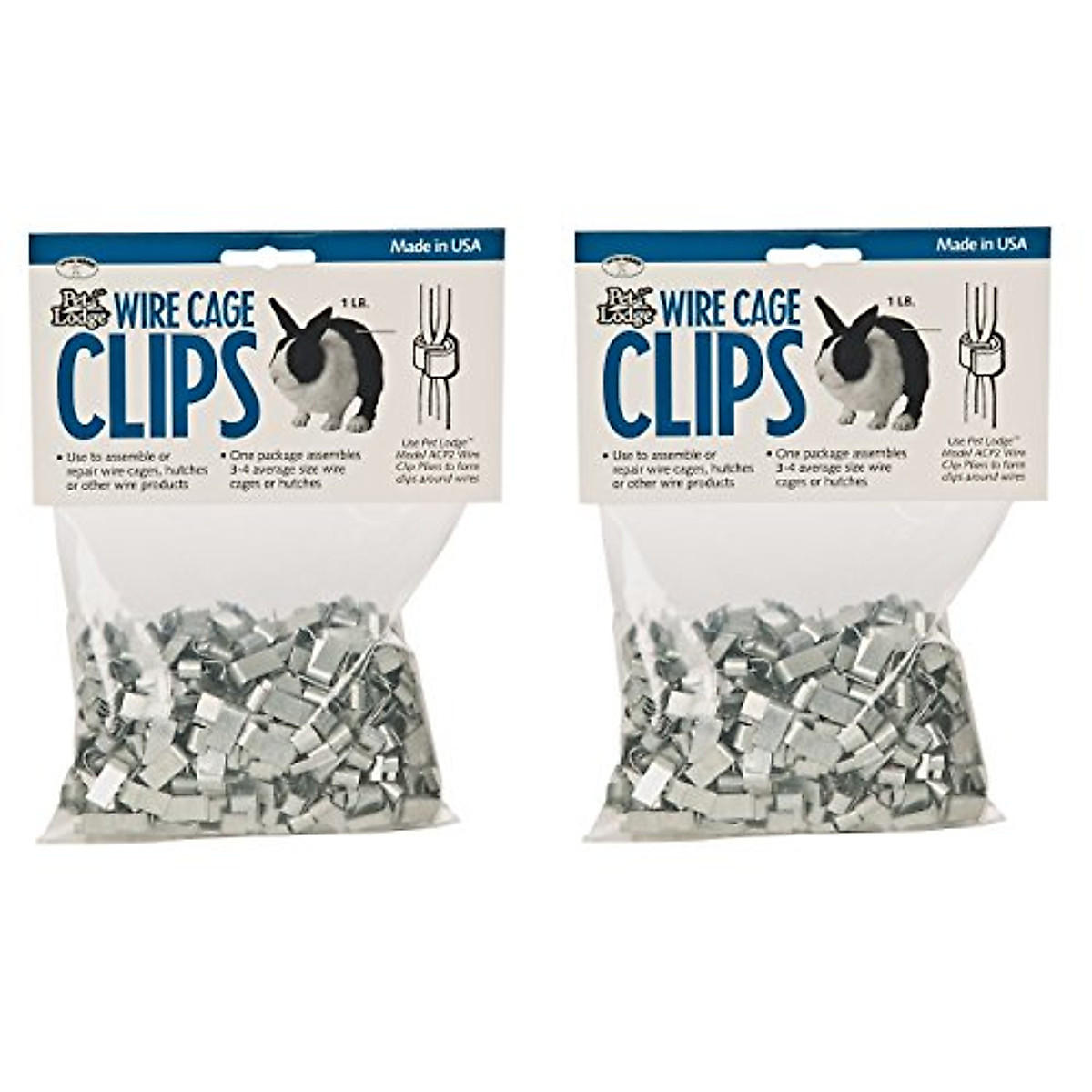 Miller Manufacturing ACC1 Wire Cage Clips (Pack of 2)