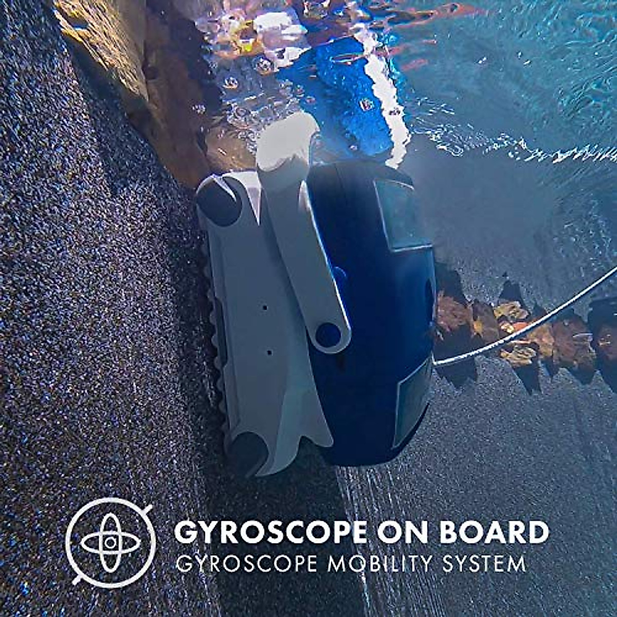 Aquabot Elite Pro Robotic Pool Cleaner with Bluetooth, Massive Top-Load Cartridge Filters, Dual Brushes, and App