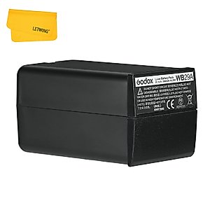 GODOX WB29A WB29B Lithium Battery Replacement for AD200 Pro AD200 AD300 Pro Strobe Flash, 14.4V 3000mAh Li-ion Battery Pack, No Need to Worry Energy Supply