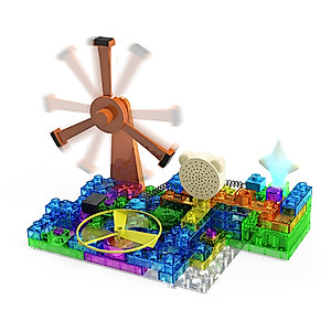 E-Blox Circuit Blox Builder - 800 Projects Circuit Board Building Blocks Coding Kit Toys Set for Kids Ages 8+, CB-0187