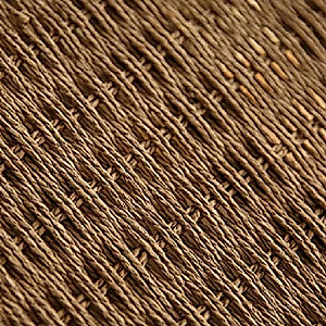 UXZDX CUJUX Multi-Grid Woven Debris Storage Box Desktop Office Dressing Table Coffee Table Storage Box Storage Basket