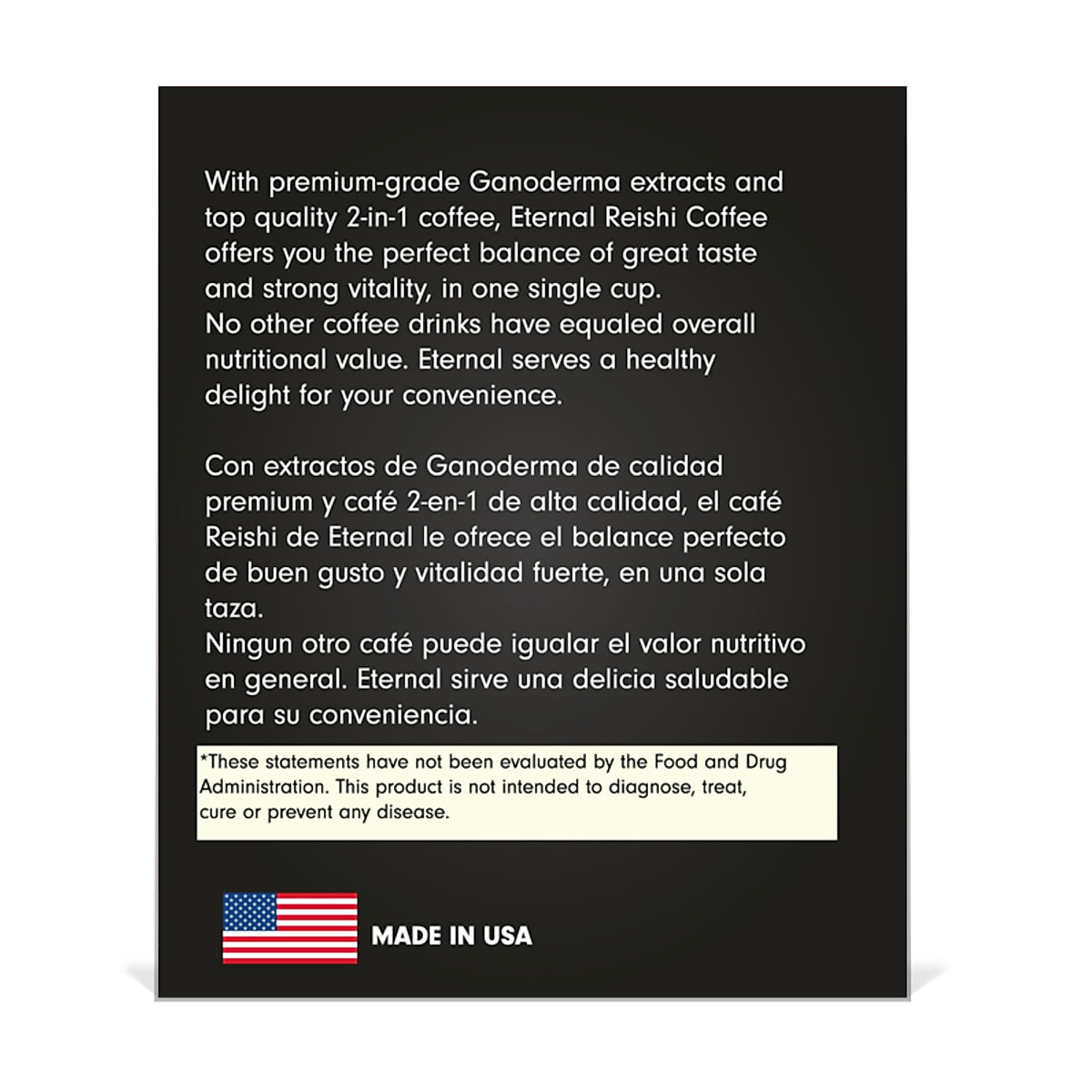 Eternal Spirit Beauty Asian Black Coffee Singles - Unparalleled Convenience in Individual Packets for Quick and Flavorful Energy (30 Sachets - 0.07 Oz Each)