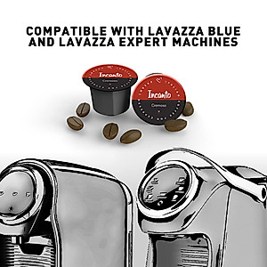 DELICITALY Pure Italian Food Italian Coffee capsules compatible with Lavazza BLUE and Lavazza EXPERT, Single Espresso pods, pack of 50 (50 pods Incanto espresso)