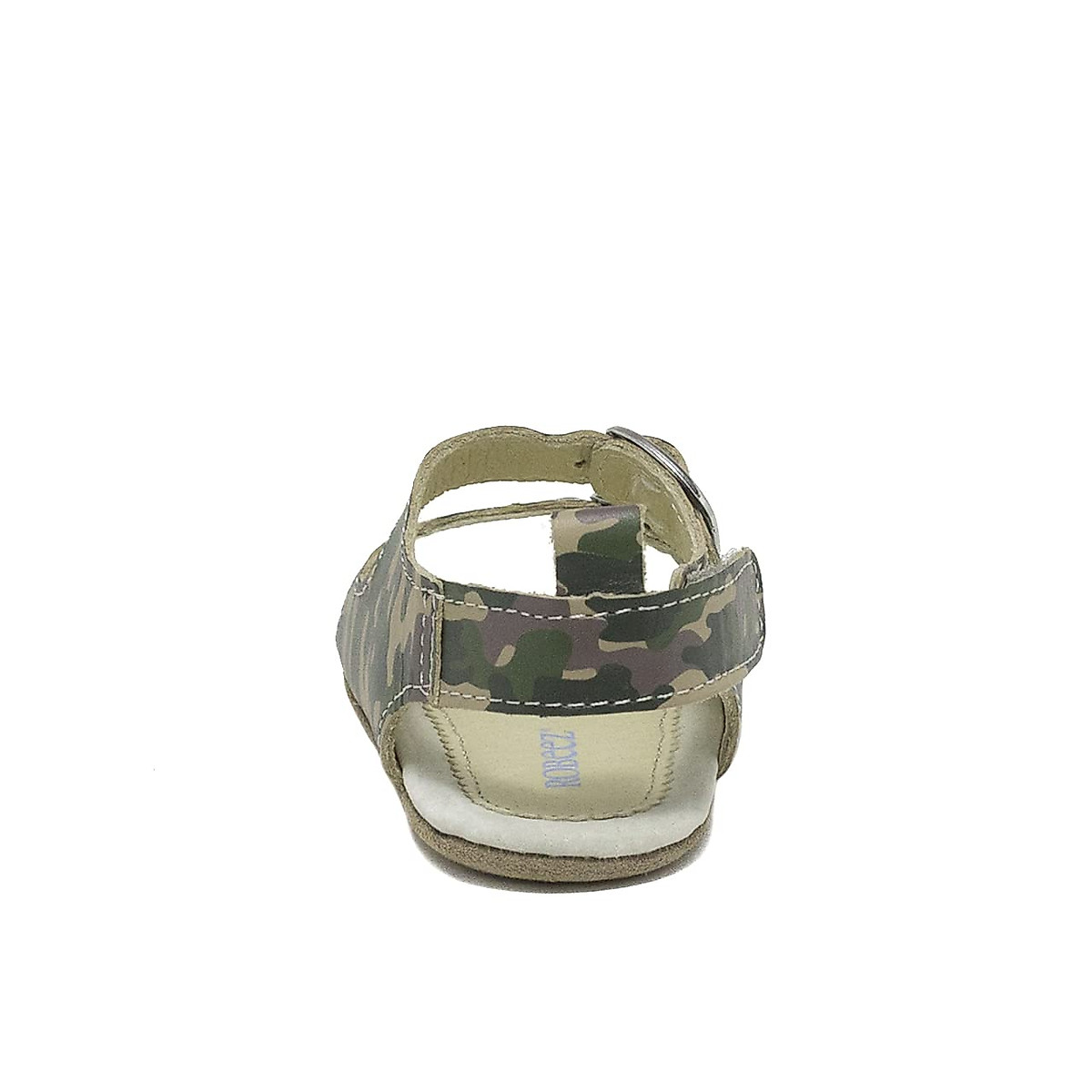 Robeez First Kicks Baby Boy and Unisex Sandals for Infant/Toddlers - Nakai Brown - 6-9 Months