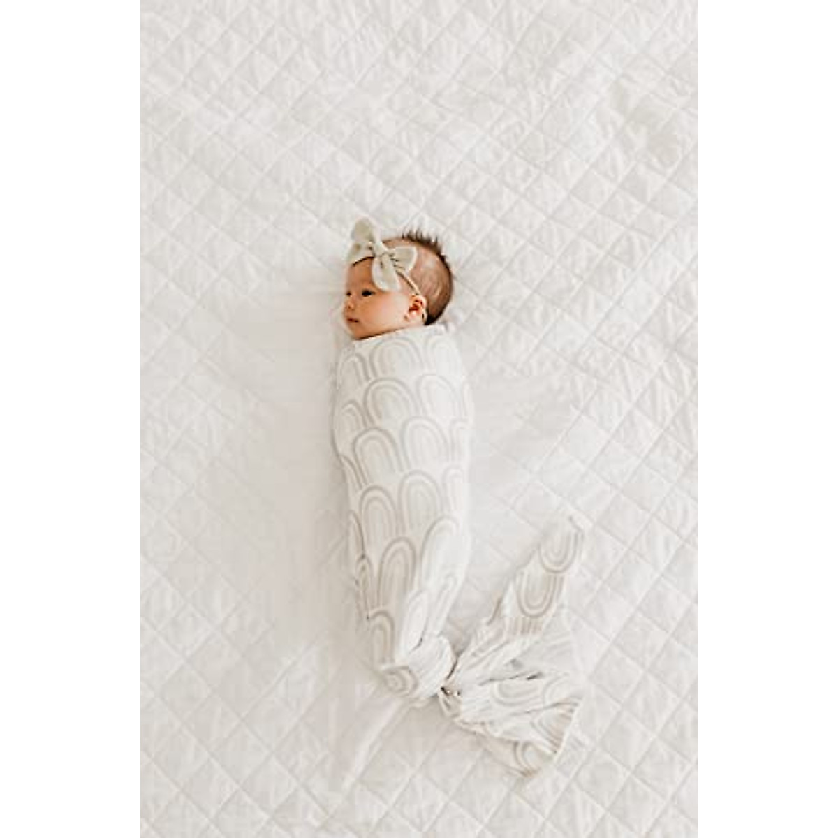 Copper Pearl Large Premium Knit Baby Swaddle Receiving Blanket Bliss