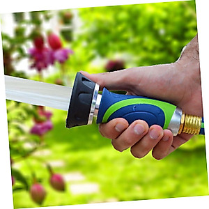 Toddmomy Portable Spray Watering Sprinkler Washer Nozzle Industrial Hose Nozzle Car Washing Nozzle Hose Nozzle Heavy Duty High Pressure Hose Garden Hose Sprayer Water Sprayer Head Blue