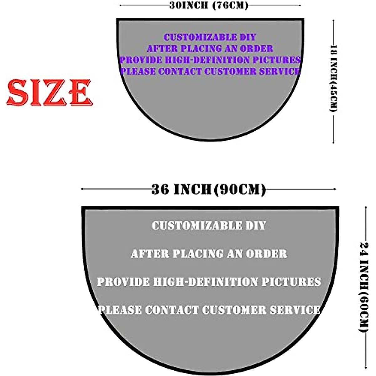 AMELIA SHARPE Welcome Half Round Door Mat Wine Bottles Grape Fruit Old Wooden Washable Home Kitchen Art Restaurant Office Floor Mats Non Slip and Durable Doormats Decor 18x30 Inch