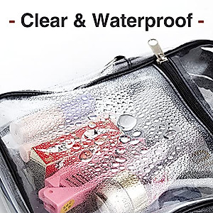 Clear Bag Stadium Approved, See Through Plastic Crossbody Purse with Pockets, Adjustable Transparent Shoulder Tote Bag
