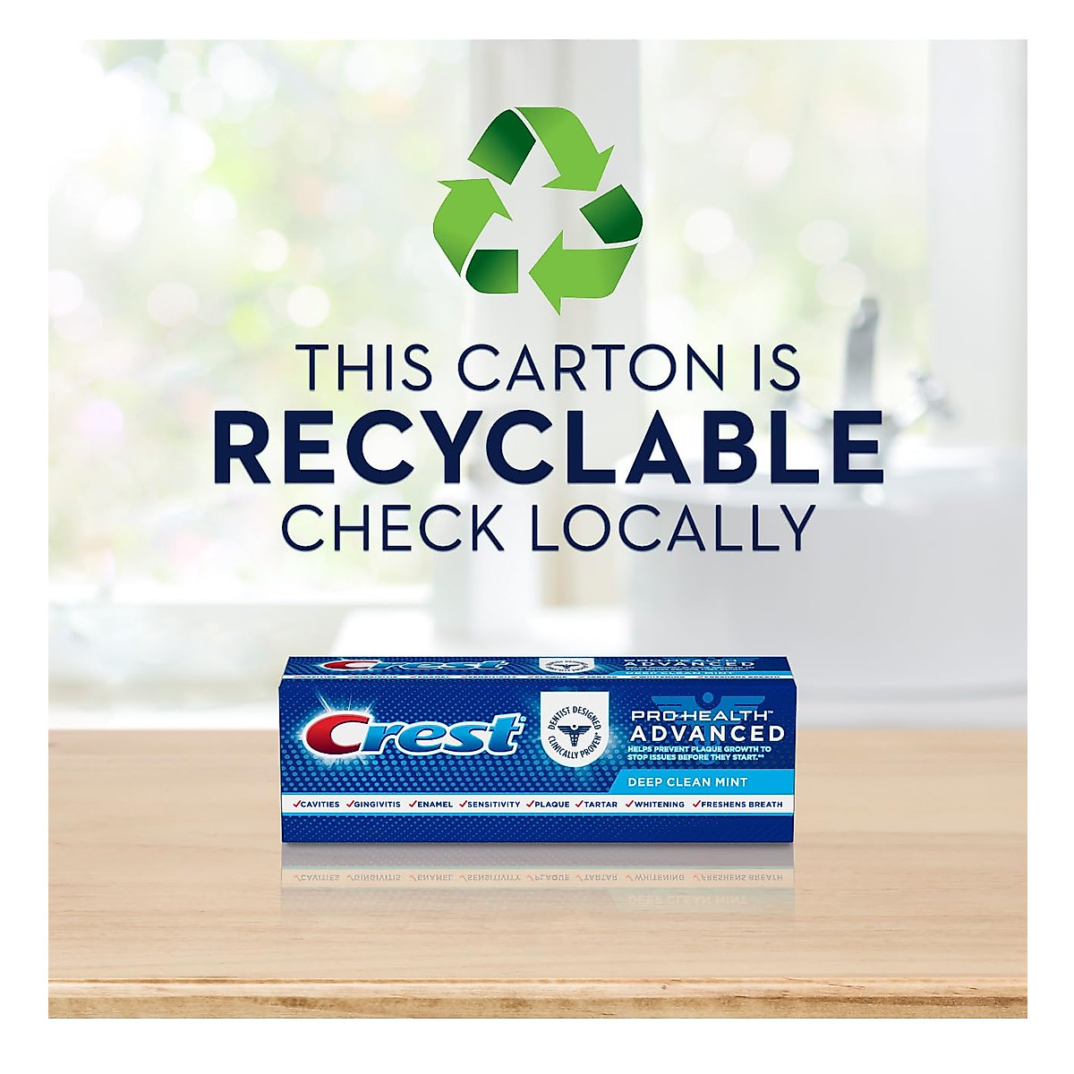 Crest Pro-Health Advanced Extra Deep Clean Mint Toothpaste3.5 oz.(Pack of 3)