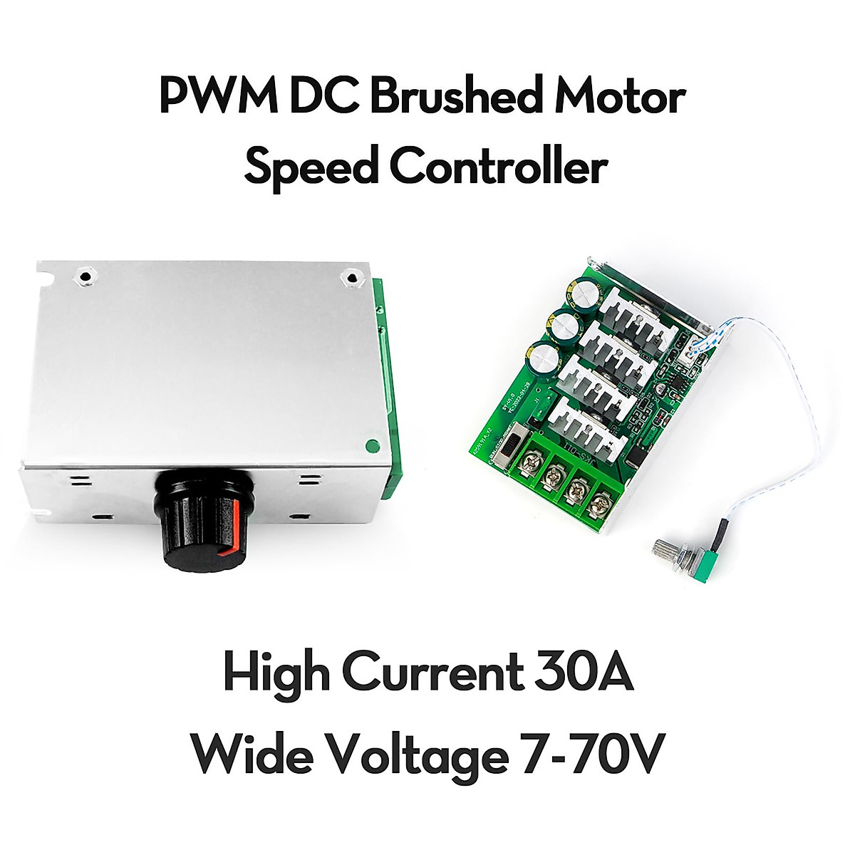 RioRand 7-70V PWM DC Motor Speed Controller Switch 30A