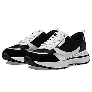 Michael Kors Flynn Trainer Black/Optic White 9 M