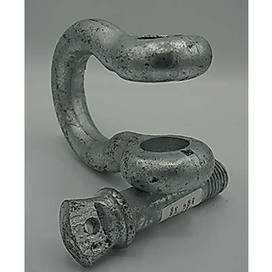 1 1/4" Shackle, 1.4" Pin, 12 Ton Bow Clevis Shackle, WLL 12T, Military Surplus, RG-31, Towing, Lifting, Pulling.