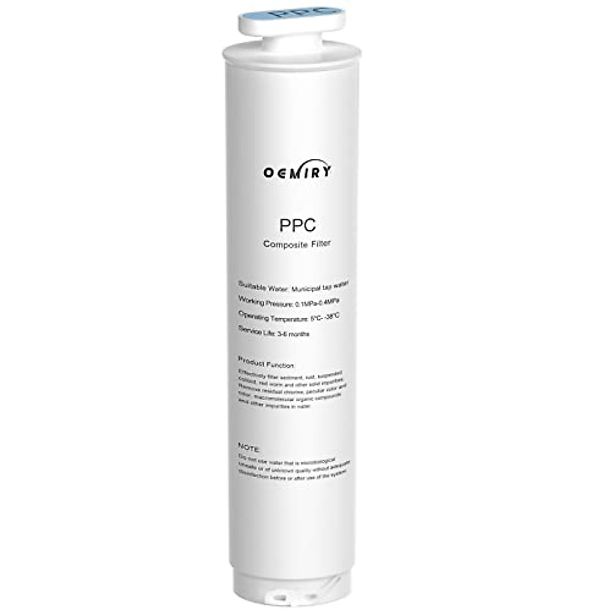 OEMIRY Under Sink Replacement Filter for OM-UF01, Ultra-Filtration PPC Replacement Filter, Lasts Up to 3-6 Months, 1 Pack