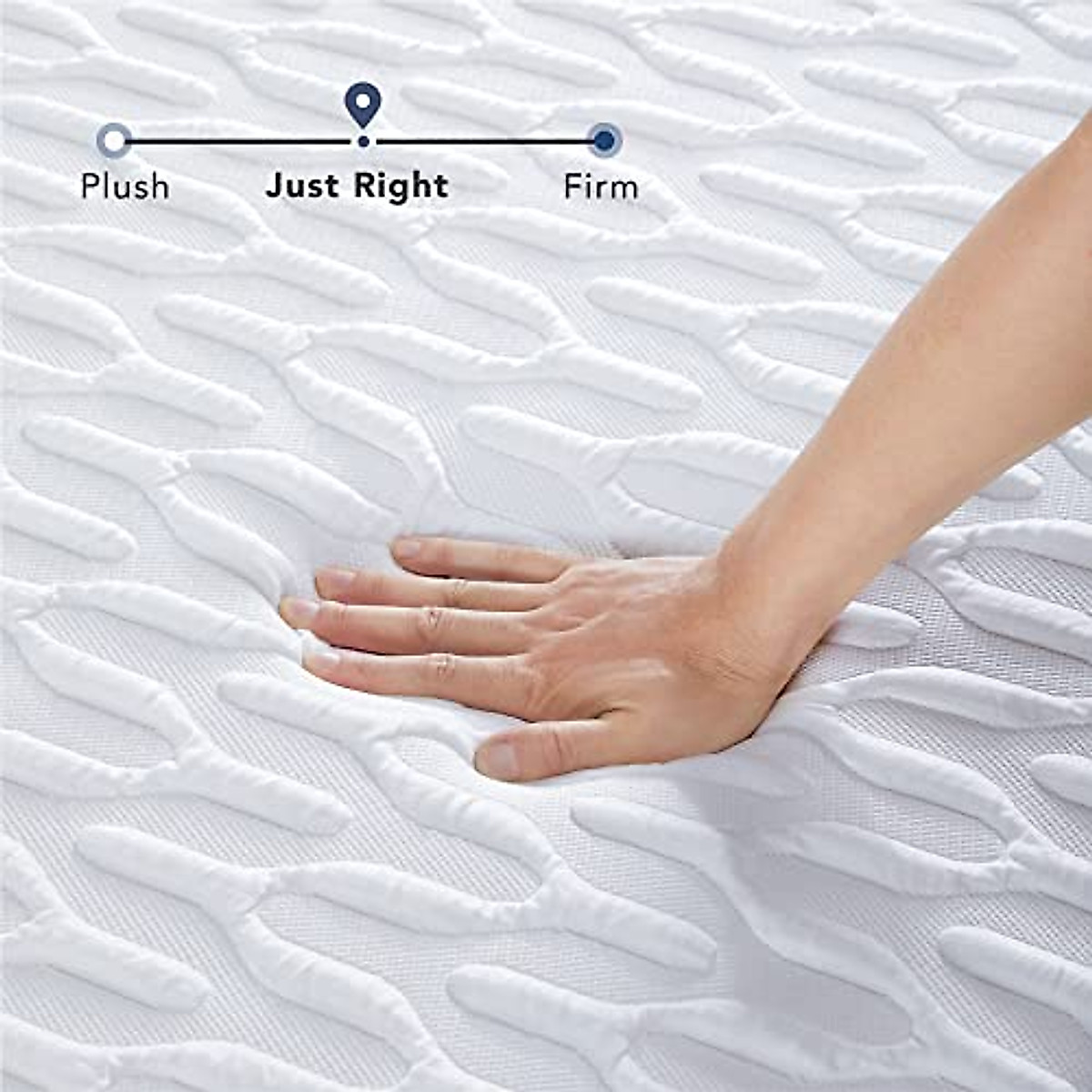 CHITA Twin Size Hybrid Mattress,11 Inch Cool Gel Fiberglass Free Hybrid Mattress, Medium Firm Mattress in a Box,CertiPUR-US Certified,10 Years Warranty