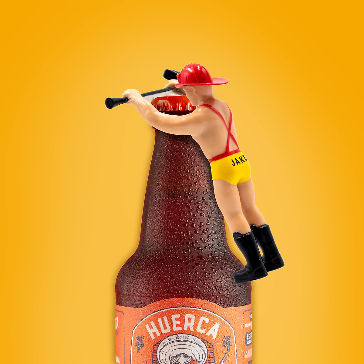 Drinking Buddies Thirst Responder Bottle Opener, Perfect Match Bachelorette, Firefighter Girls Night Party Accessory, Novelty Drinkware