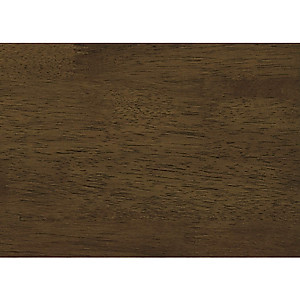 Lexicon Mid Century Modern Accent Chair with Solid Wood Frame in Walnut Finish, Upholstered Living Room Lounge Arm Chair, Thick and Comfy Innerspring Seat Cushion, Linen-Look Fabric, Light Brown