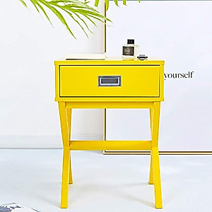 SJYDQ Fashion Nightstands Simple Bedroom Simple Wood Northern Europe Bedside Storage Mini