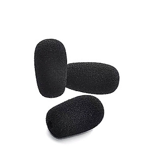 LEFXMOPHY Blue Parrott B250 Foam Replacement for BlueParrott B250 B350 B450 B550 C400 S450 Noise canceling Headset Microphone Pop Filter Windscreen Mic Cover, 3-Pack