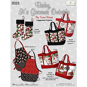 Wilmington Prints Baby Its Gnomes Outside Gnomes Allover, Fabric by The Yard (Gray)